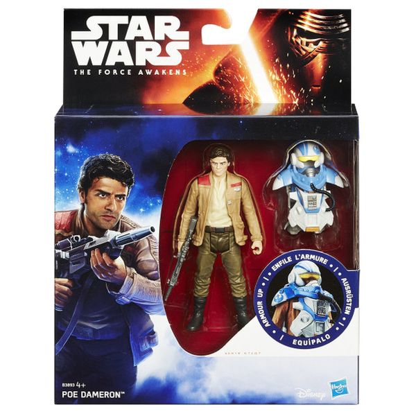 Star Wars 3.75" Space Mission POE DAMERON Armour Up Figure - Boa